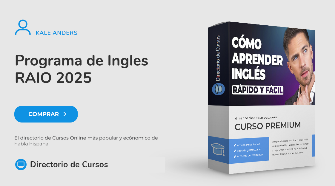 Programa de Ingles RAIO 2025 – Kale Anders - Directorio de Cursos